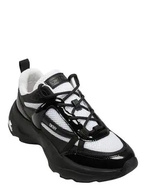 Dkny Juna Lace-up Sneakers - White/black