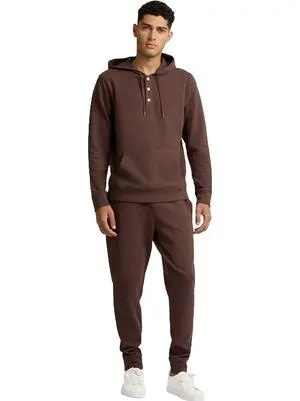 Onia Heavyweight Cotton Waffle Jogger - Java