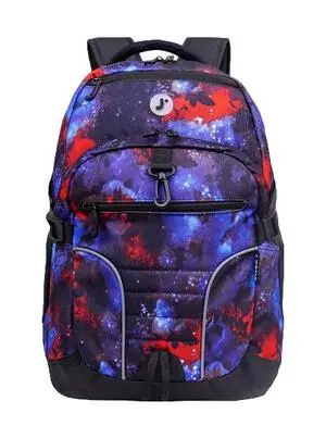 J WORLD Atom Laptop School Backpack - Galaxy