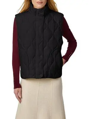 Bernardo Beekman Quilted Puffer Vest - Black