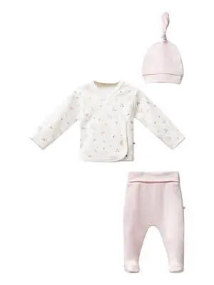 MOI NOI Floral Print Outfit Set - Pink