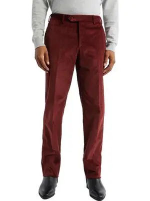 Zanella Parker Corduroy Trousers - Terracotta