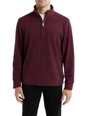 Tommy Bahama Brighton Point Half Zip Pullover Pinot Noir