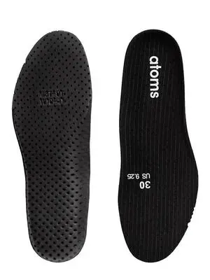 ATOMS Antimicrobial Insoles - Black