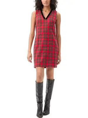 Trina Turk Revah Plaid Shift Dress - Multi