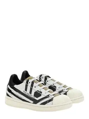 MASTER OF ARTS Striped Sneakers - White