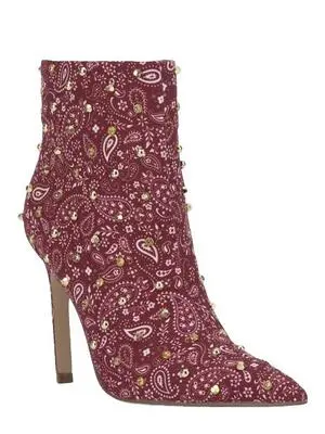 Jessica Simpson Wilonix Pointed Toe Bootie - Granada/white Paisley