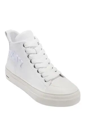 Dkny Mid Top Sneakers - Bright White
