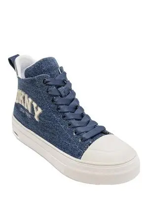 Dkny Yaser Mid Sneakers Dark Blue