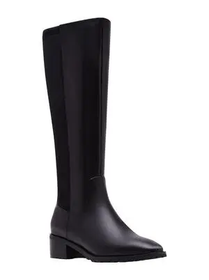 Blondo Sandy Waterproof Knee High Boots Black Leather