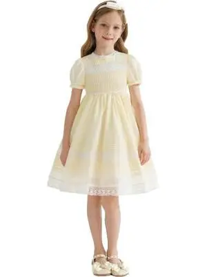 SWEET CACTUS London Pleated Dress - Cream
