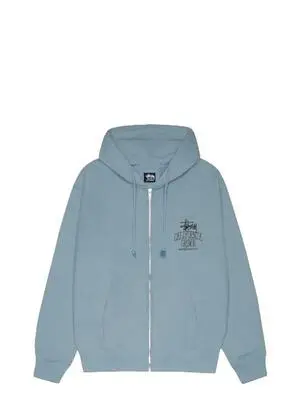 StÜssy Cali Grown Zip Hoodie - Slate