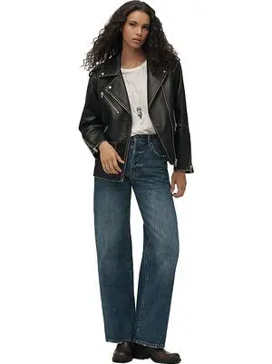 PISTOLA Tate High-rise Wide-leg Jeans - Fulton