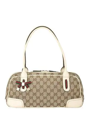 Gucci Original Gg Canvas Princy Handbag - White