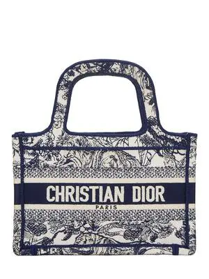 DIOR Embroidered Toile De Jouy Book Tote Mini