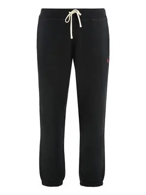 Ralph Lauren Jogging Pants In Cotton - Black