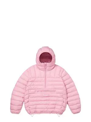 Supreme Micro Down Half Zip Hooded Pullover - Pink