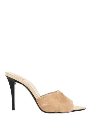 Saint Laurent Romy Mule Sandal - Glorius Nude & Faint Pink