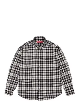 Supreme Plaid Flannel Shirt - White