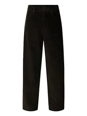 Soeur Relaxed-fit Mid-rise Corduroy Trousers - Ebene