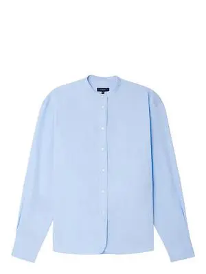 Soeur Oversized-fit Cotton-poplin Shirt - Bleu Ciel