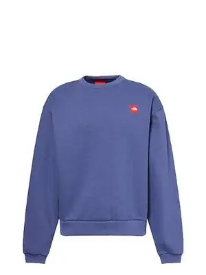 The North Face Relaxed-fit Cotton-blend Crewneck Sweatshirt - Dark Blue