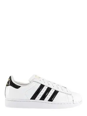Adidas Superstar Ii Patent-leather Low-top Trainers - White Black Patent