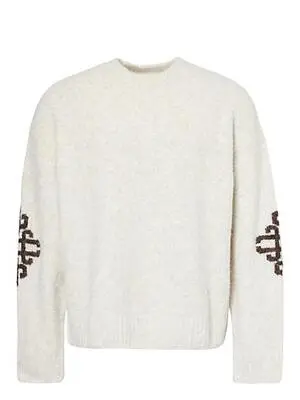 THE COUTURE CLUB Brushed Knitted Jumper - Beige