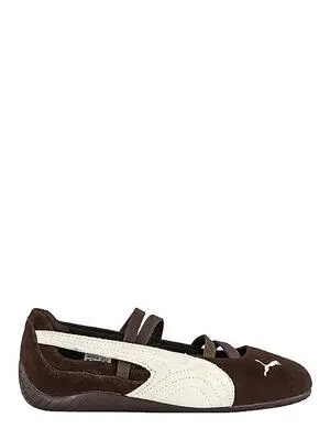 PUMA Speedcat Ballet Suede Low-top Trainers - Dark Chocolate Warm Whit