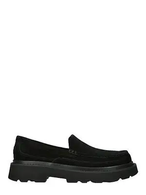 UGG Ascot Lug Suede Loafers - Black