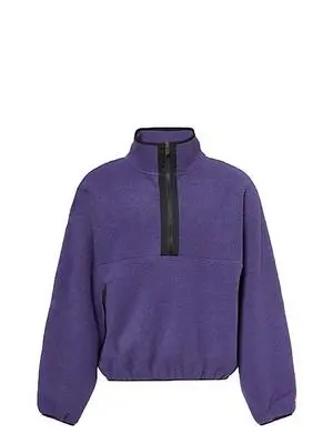 The North Face Relaxed-fit High-neck Fleece Sweatshirt - Dark Purple