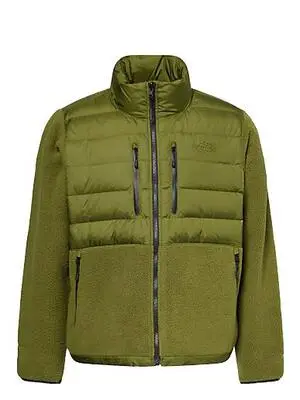 The North Face Relaxed-fit Fleece-down Jacket - Dark Olive