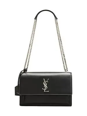 Saint Laurent Sunset Medium Shoulder Bag - Black