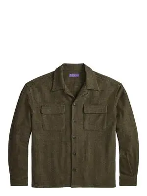 Ralph Lauren Cashmere Glen Plaid Overshirt - #n/a