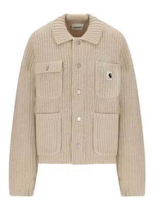 Carhartt Work In Progress W' Michigan Fleur De Sel Cardigan - Beige