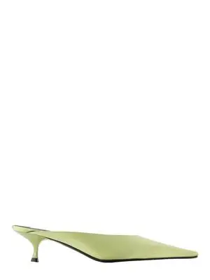 Victoria Beckham Kitten Court Heels - Green