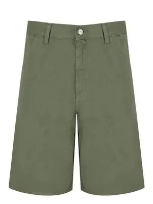 Carhartt Work In Progress Cotton Bermuda Shorts - Green