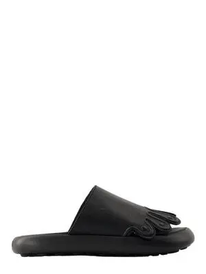Camper Pelotas Flota Leather Sandals - Black
