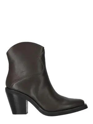 Ash Judy Texan Ankle Boots - Brown