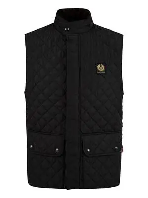 Belstaff Icon Recycled Nylon Padded Gilet - Black