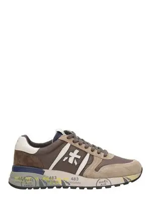Premiata Lace Up Sneakers - Taupe+marrone