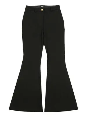 Balmain Flared Trousers - Black