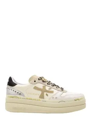 Premiata Platform Sneakers - Beige