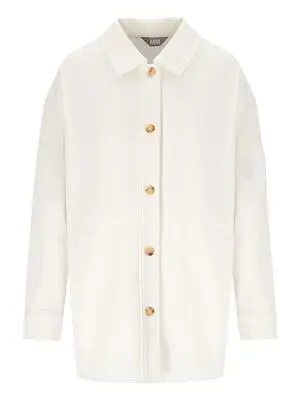 Max Mara MM Comma Shirt Jacket White
