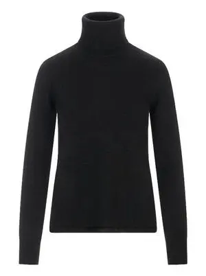 Max Mara Educata Turtleneck Top - Black