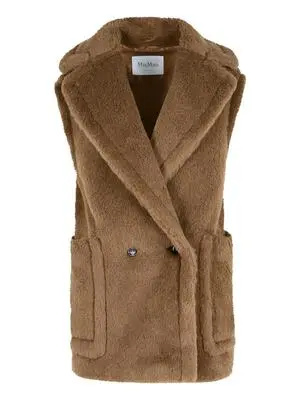 Max Mara Bormida Teddy Vest - Brown