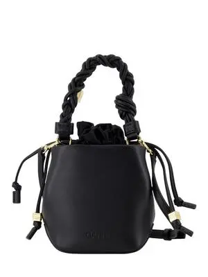 GANNI Bou Bucket Mini Purse - Black
