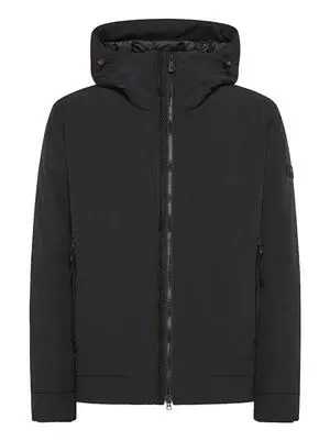 Peuterey Zip Up Hooded Jacket - Black