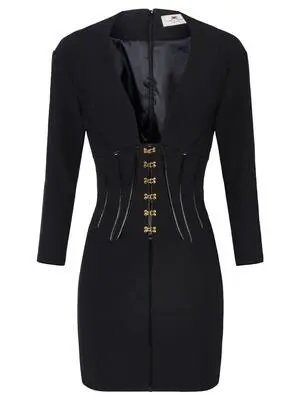 Elisabetta Franchi Mini Dress - Black