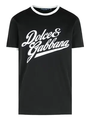 Dolce & Gabbana Cotton T Shirt - Black
